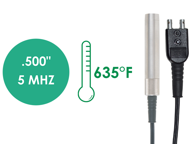 Dual Element Transducers | Twin Crystal transducers ideal for measuring ...